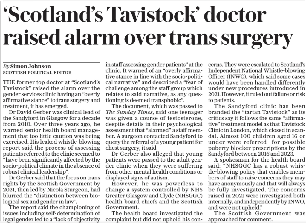 The Trans Agenda: NHS shows its anti-trans face as papers keep pushing ...
